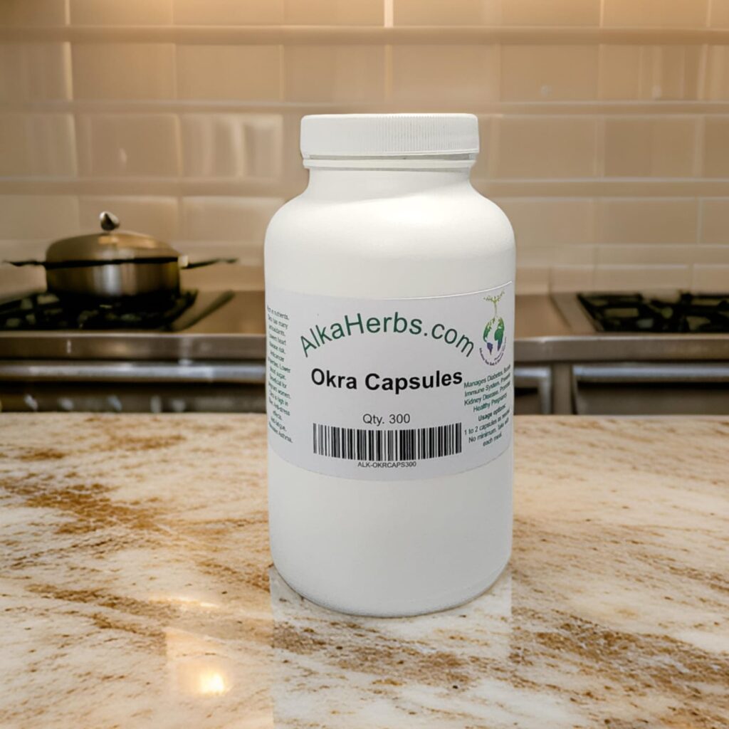 Okra Capsules - AlkaHerbs