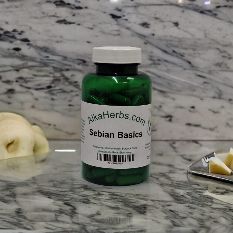 Dr. Sebi’s Sebian Basics Capsules & Tea | AlkaHerbs LLC